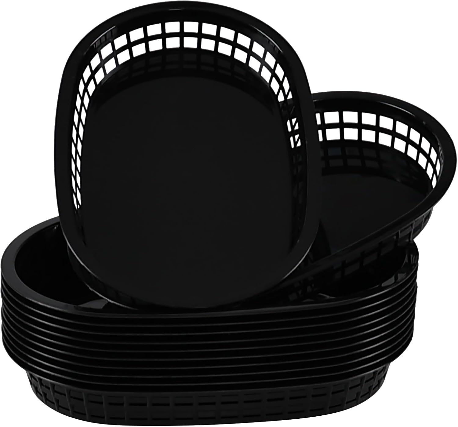 Amazon.com: Leendines 12-Pack Plastic Fast Food Baskets, Restaurant ...