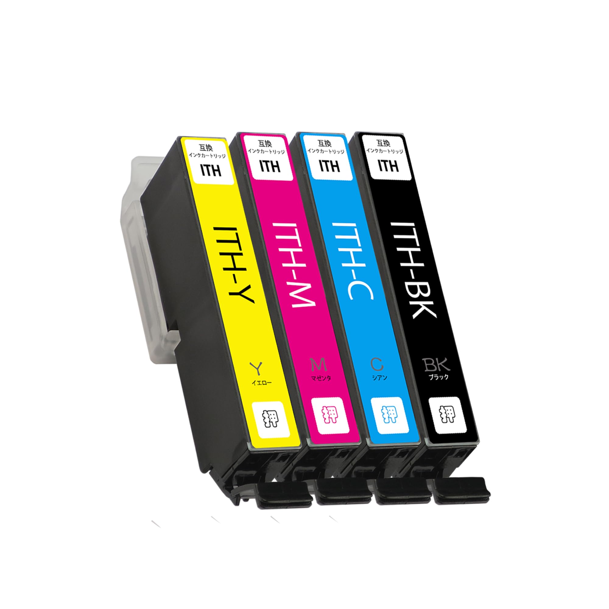Amazon.co.jp: 【埼京企画】ITH-(BK/C/M/Y) (4本セット) いちょう 互換インク (ITH-BK ITH-C ITH-M ITH-Y ITH-6CL) 純正インクと ...