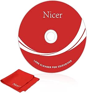 Amazon.com: Nicer CD/VCD/DVD Player Cleaner Kit, Laser Lens Cleaning ...