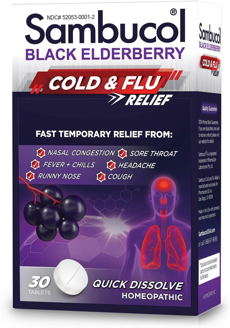 Amazon.com: Nature’s Way Sambucus Cough Relief +♢ Immune Syrup*, Feel ...
