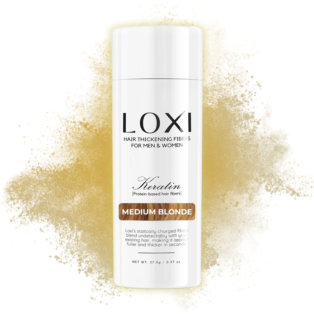 Amazon.com: LOXI Hair Building Fibers (27.5g) | Fill In Fine, Thinning ...