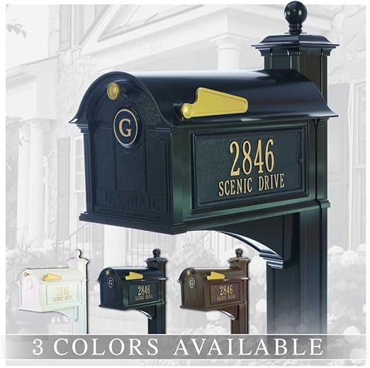 Amazon.com: Whitehall™ Personalized Whitehall Balmoral Mailbox with ...