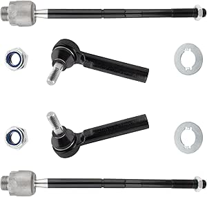 Amazon.com: BOXI 4pcs ES800223 EV800084 Front Inner and Outer Tie Rod ...
