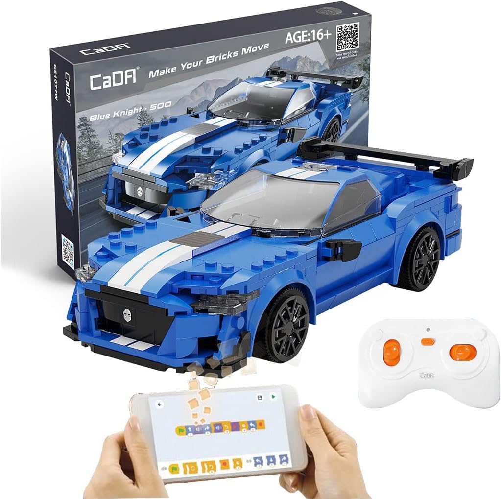 Amazon.com: SOMOG Race Car MOC Building Kit, Super Sports Car Building ...