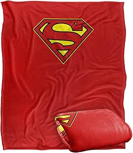 Amazon.com: Superman Blanket, 60"x80" Superman Cape Full Color Logo ...