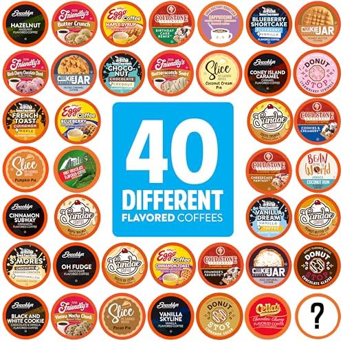 Amazon.com: Crazy Cups Flavored Coffee Pods Variety Pack for Keurig K ...
