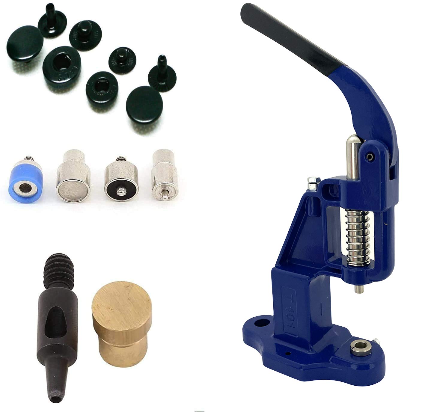 Amazon.com: 720 Sets 4 Piece 15mm Oxide Black Snap Buttons with Manual ...