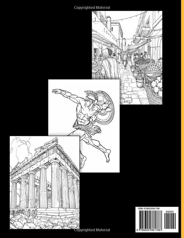 Snapklik.com : Greek Coloring Book Myths And History: Explore Ancient ...