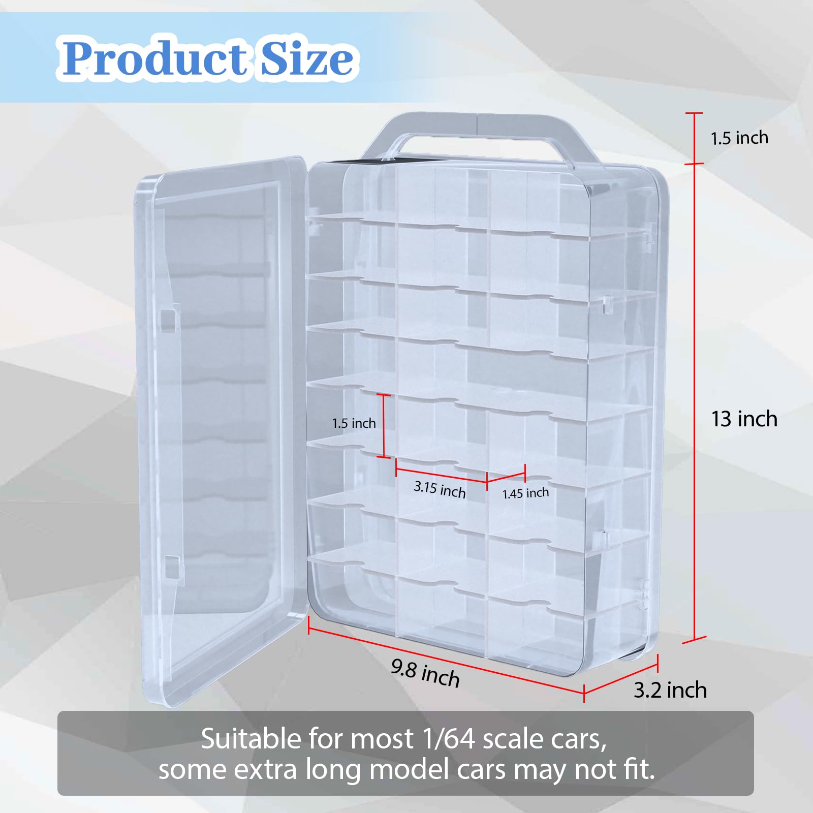 Snapklik.com : Double Sided Storage Case For Hot Wheels Storage