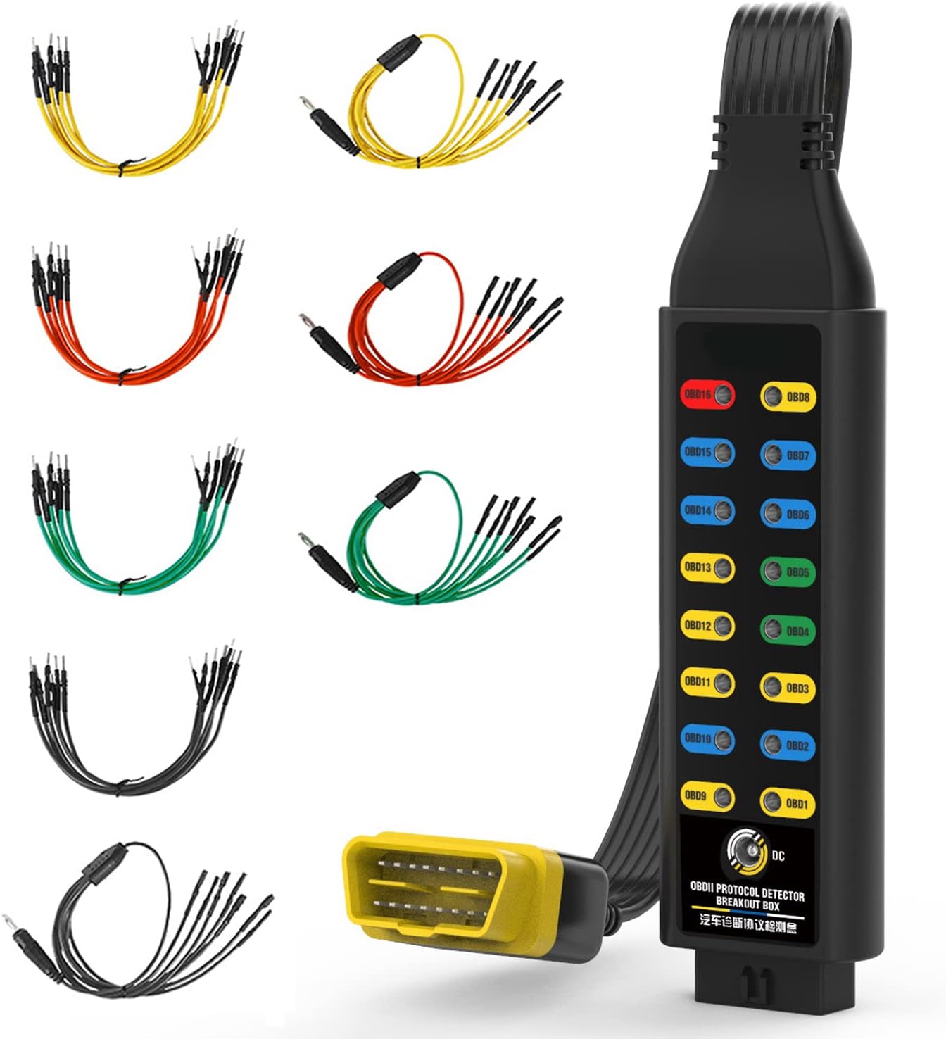 Amazon.com: OBD Detector Breakout Box CAN Data Line Signal,Car Fault ...