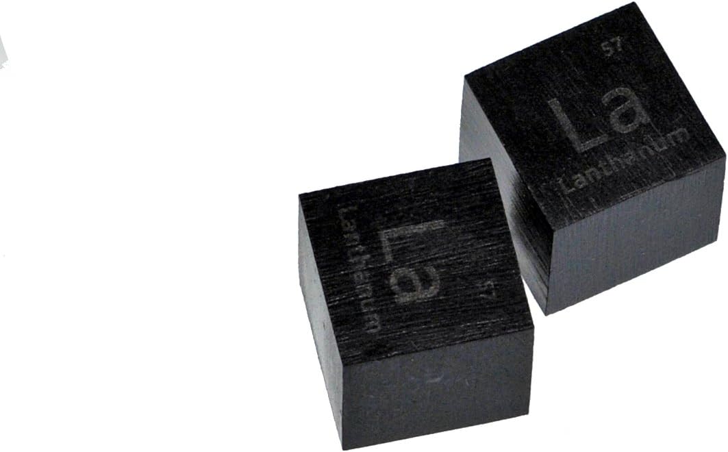 Lanthanum Metal 10mm Density Cube 99.95% Pure for Element Collection ...