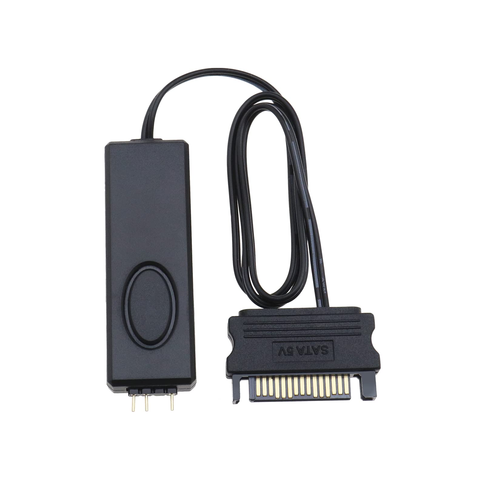 Buy Argb Controller Argb Power Supply Controller For 3 Pin 5v Argb Splitter Cable Plastic Led