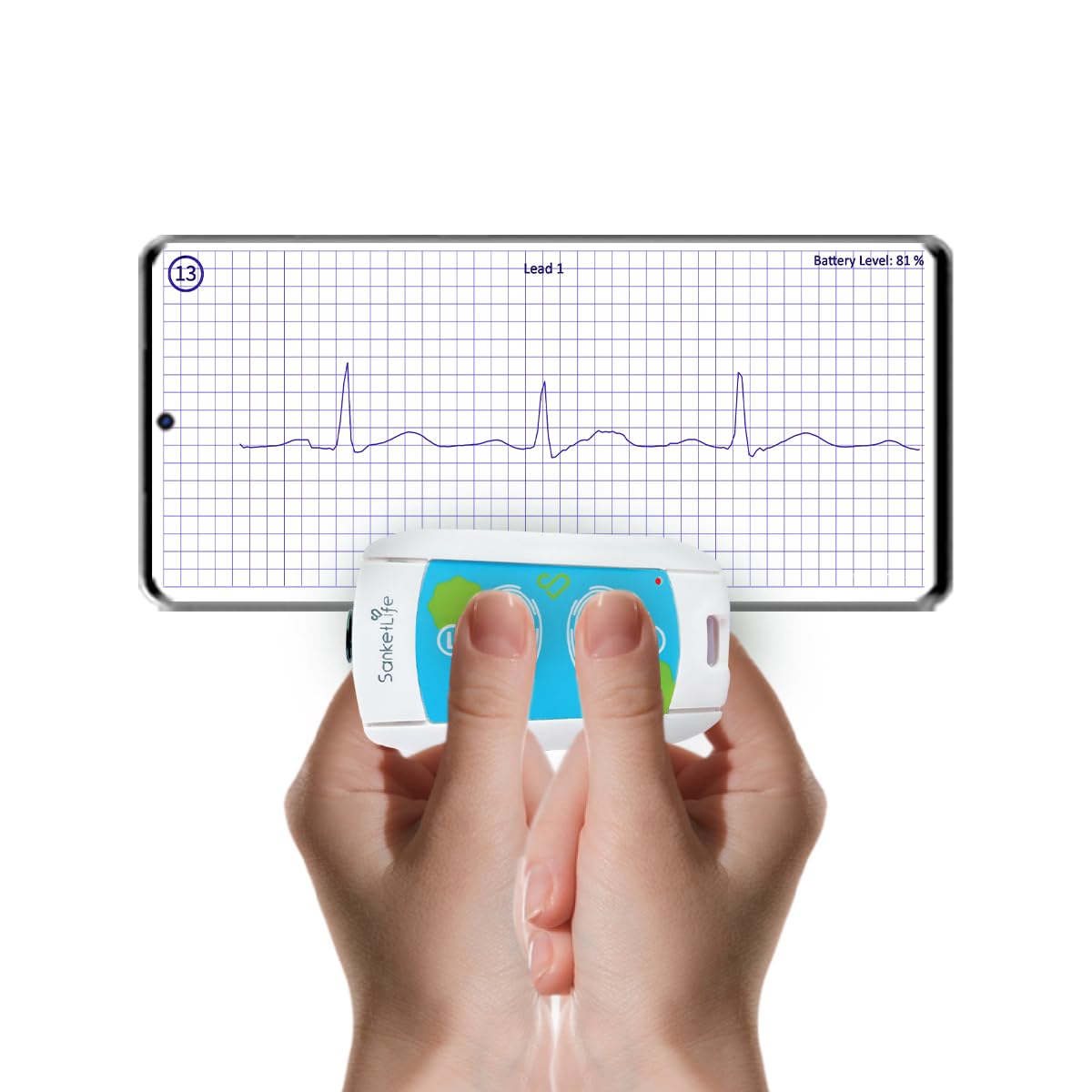 Buy AGATSASanketlife 2.0 | Portable ECG Device | Touch Based 12-Lead ...