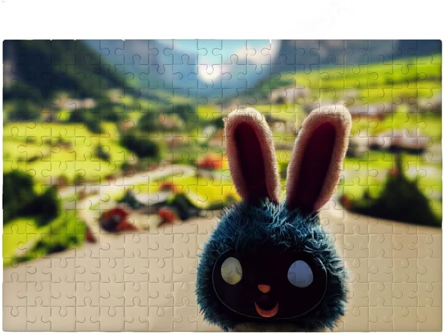 Amazon.com: Funny Rabbit Puzzles - Bunny Jigsaw Puzzle - Animal Puzzles ...