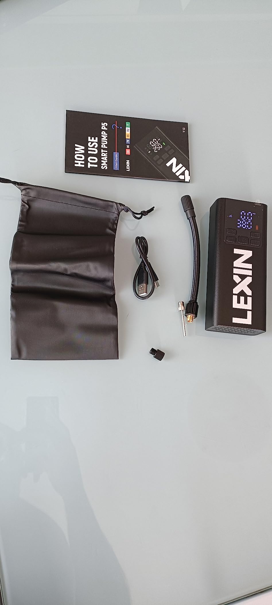 LEXIN P4 Compressore Aria Portatile, Portable Electric Air Compressor ...