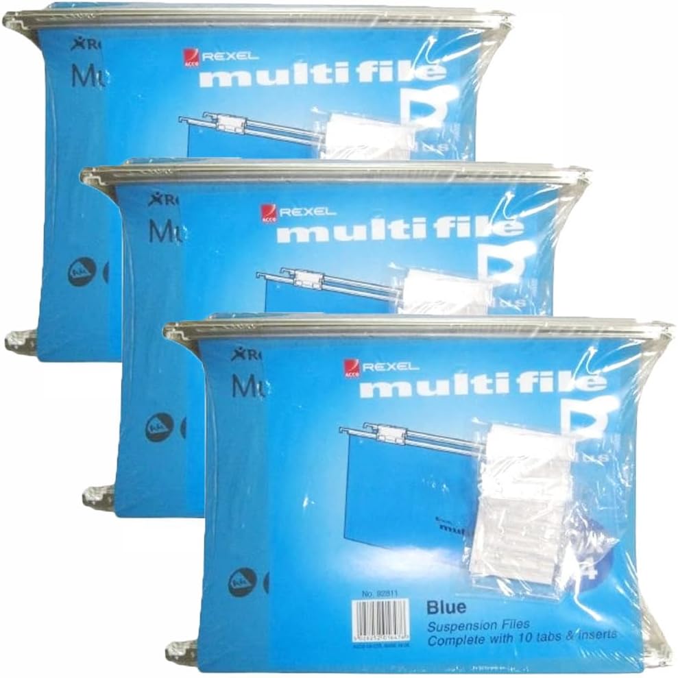 FNX 30 x Rexel Multifile Plus A4 Suspension Files Complete with Tabs ...