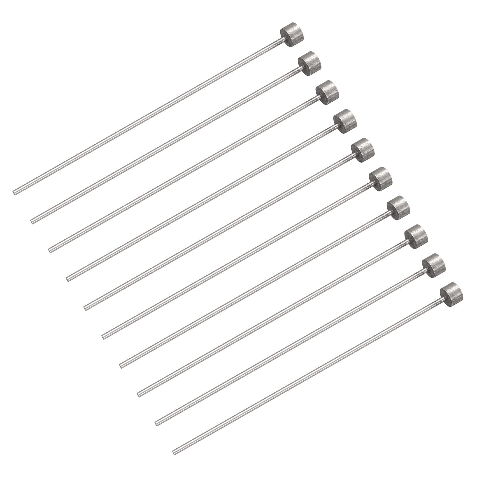 uxcell Straight Ejector Pins, 2mm (5/64") Dia. 65Mn Steel Round Tip ...