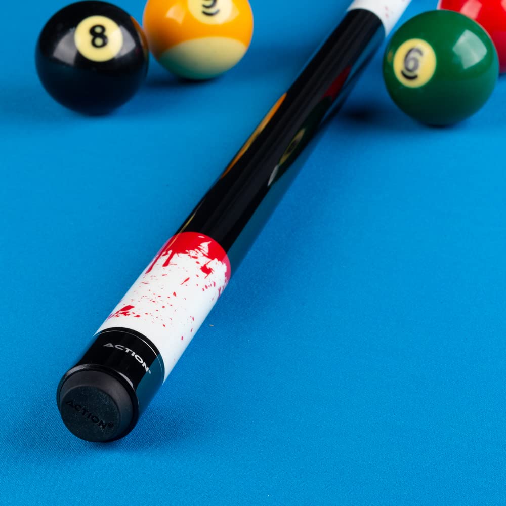 Snapklik.com : Action Impact - Billiards Pool Cue Stick - White Stained ...