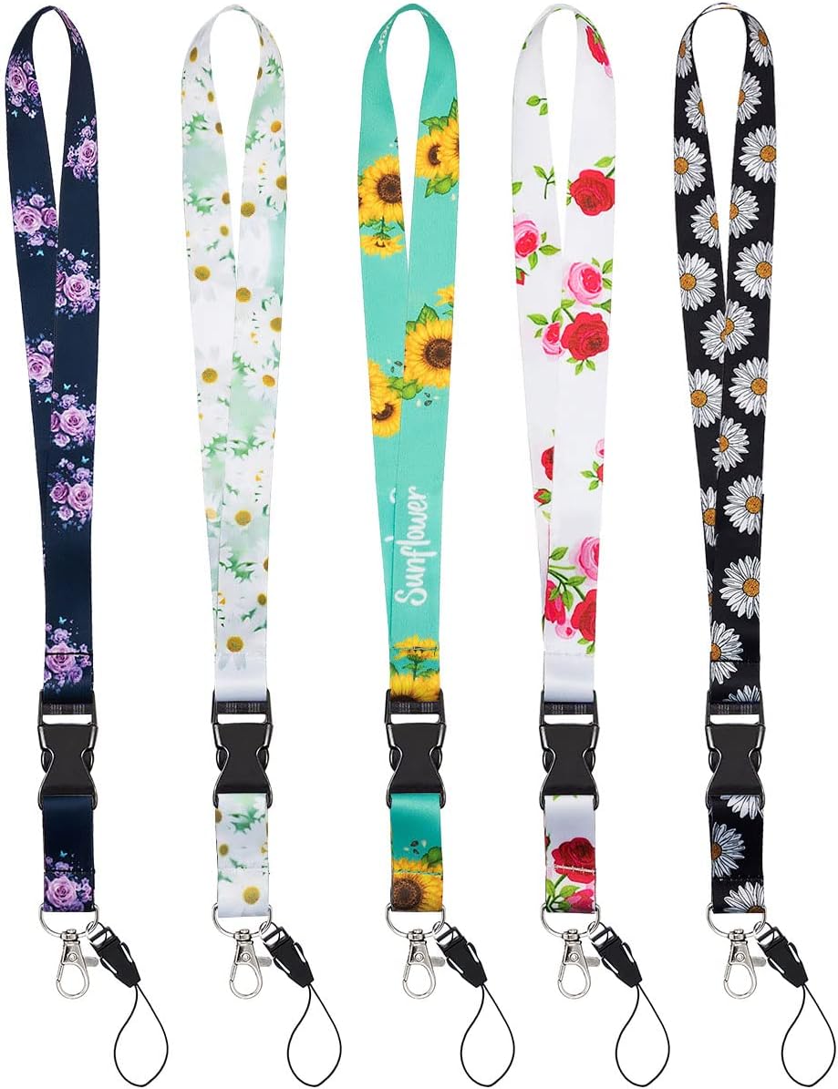 Amazon.com: BLDXINWIN 5 Pack Detachable Keychain Lanyards for Car Keys ...