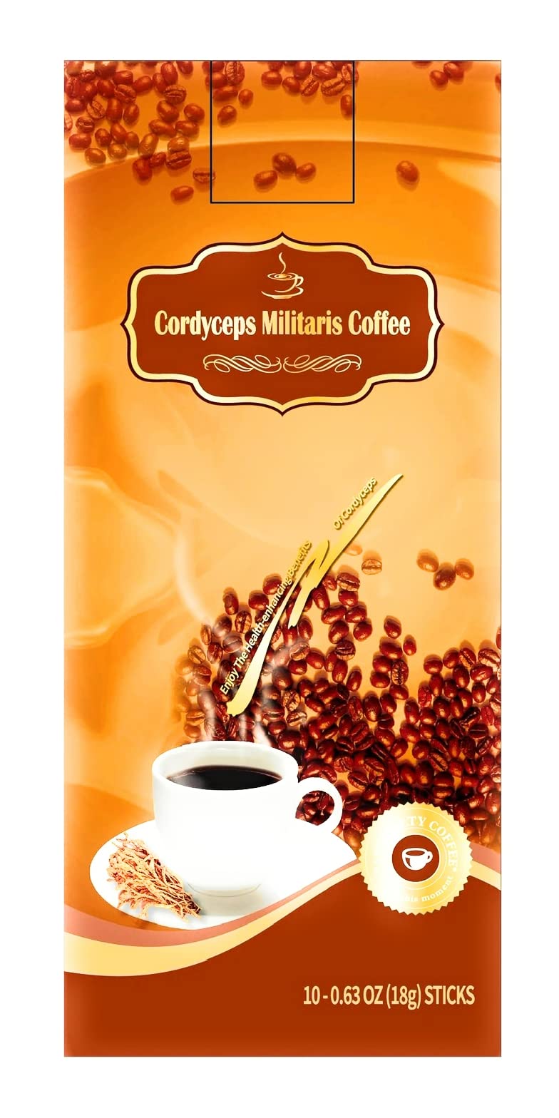 Amazon.com : Longrich Cordyceps Militaris Coffee 10 Sticks 18g Longrich ...