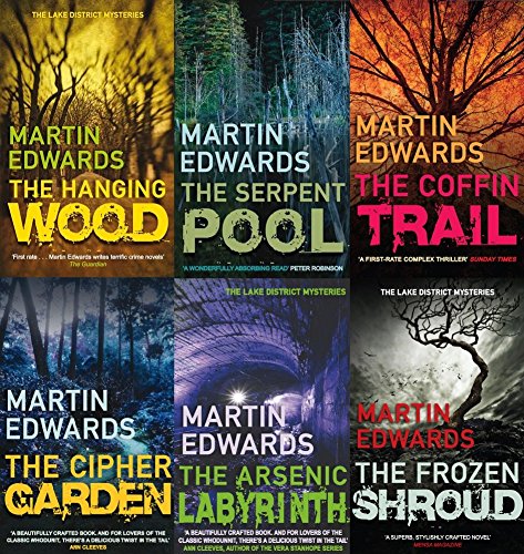 MARTIN EDWARDS 6 BOOK SET HANGING WOOD SERPENT POOL THE COFFIN TRAIL ...