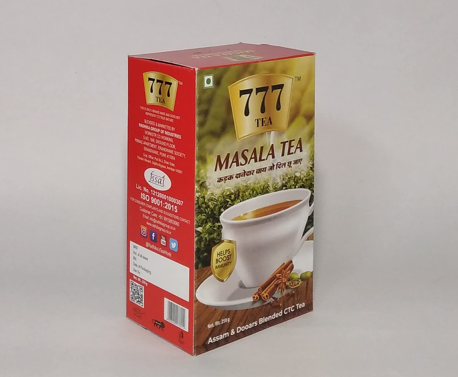 777 Tea Masala Tea | Assam tea | Rich & Aromatic Chai | Black Tea | Tea ...