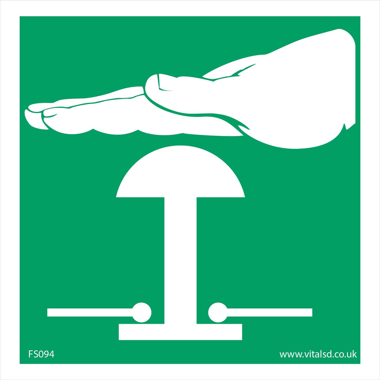 Buy FS094 Emergency Stop Sign Kill Switch Button Safety Emergency ...