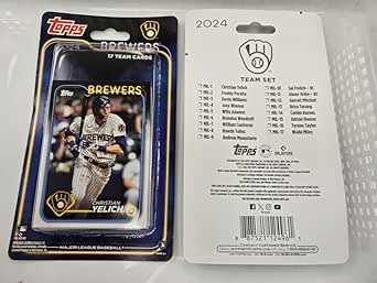 Amazon.com: 2024 Topps Retail Factory Sealed Baseball Milwaukee Brewers ...