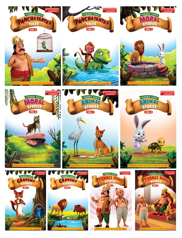 Buy Top 10 Kids English Educational Learning Story Combo Books ...