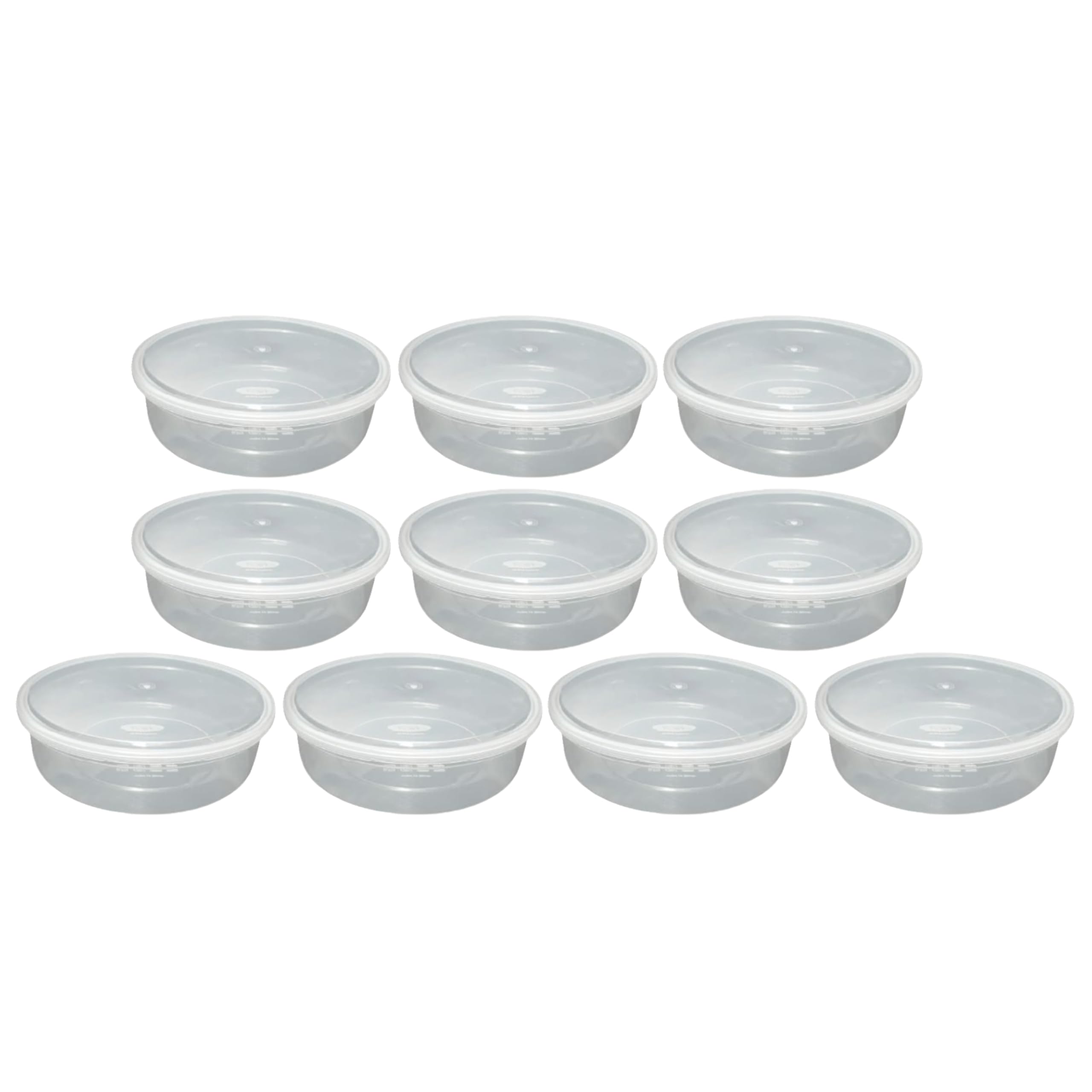 Large Round Clear Plastic Containers Round Plastic Containers
