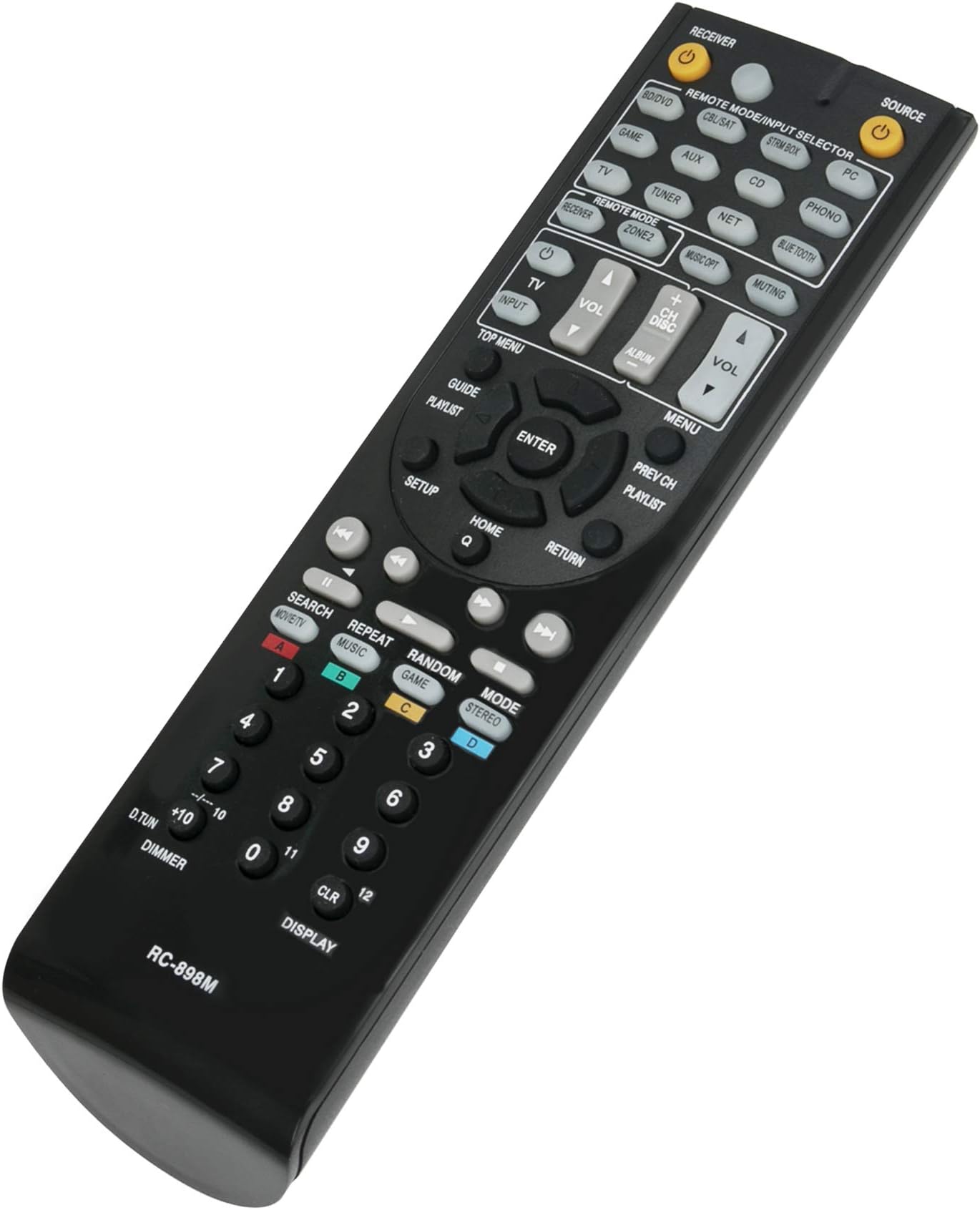 Amazon.com: RC-898M Replaced Remote fit for Onkyo AV Receiver TX-NR747 ...