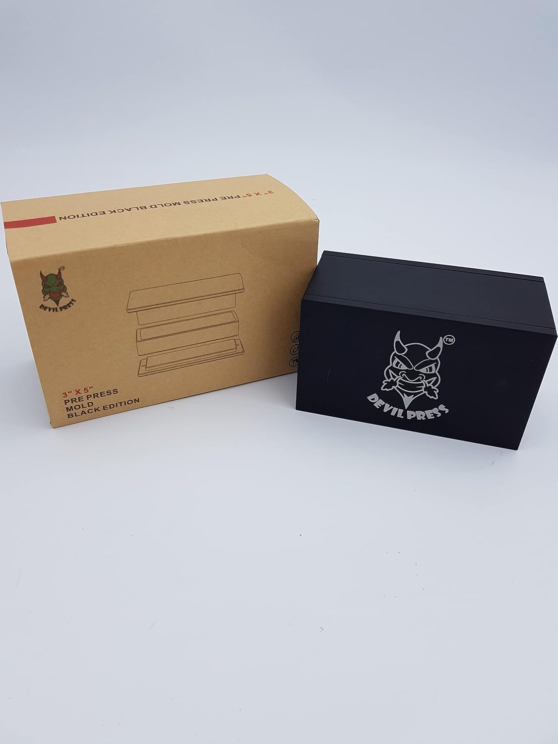 DEVILPRESS™ ROSIN PRE PRESS MOLD 3x5x2 (2inches depth) : Amazon.co.uk ...