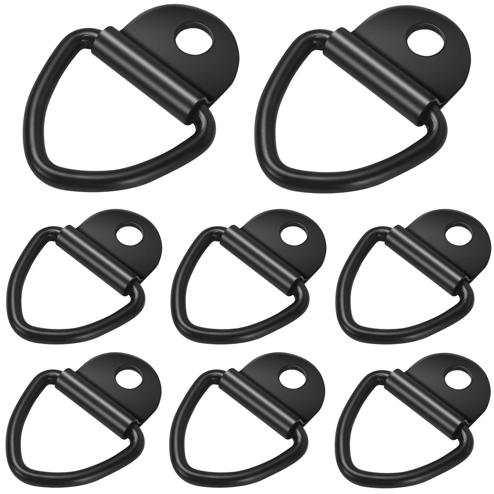GAUATO Tie Down Anchor, 8 Pcs Heavy Duty Tie Down Rings V Mounting Ring ...