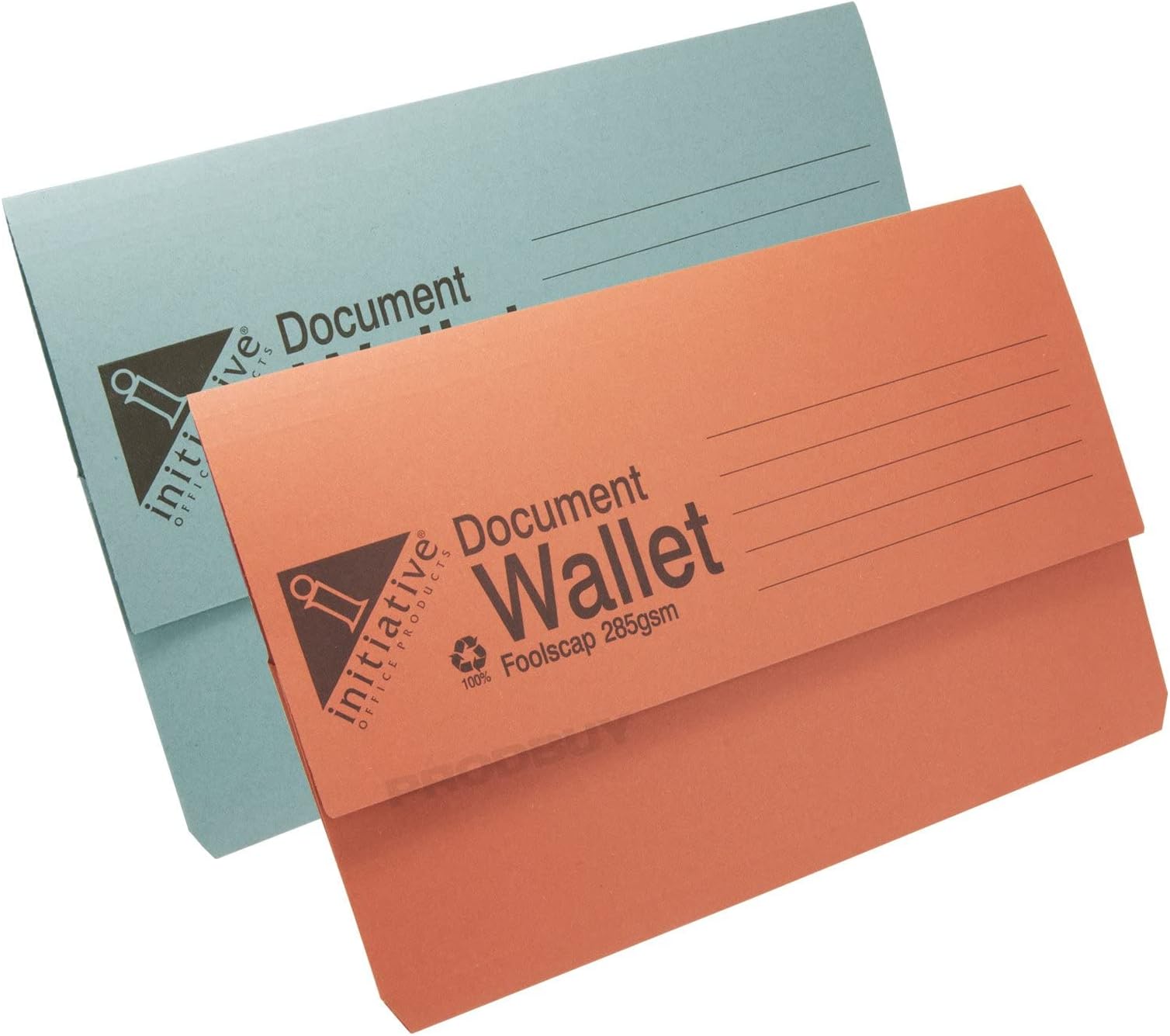 25 x 285gsm Foolscap Premium Document Wallets A4 Paper Storage Files ...