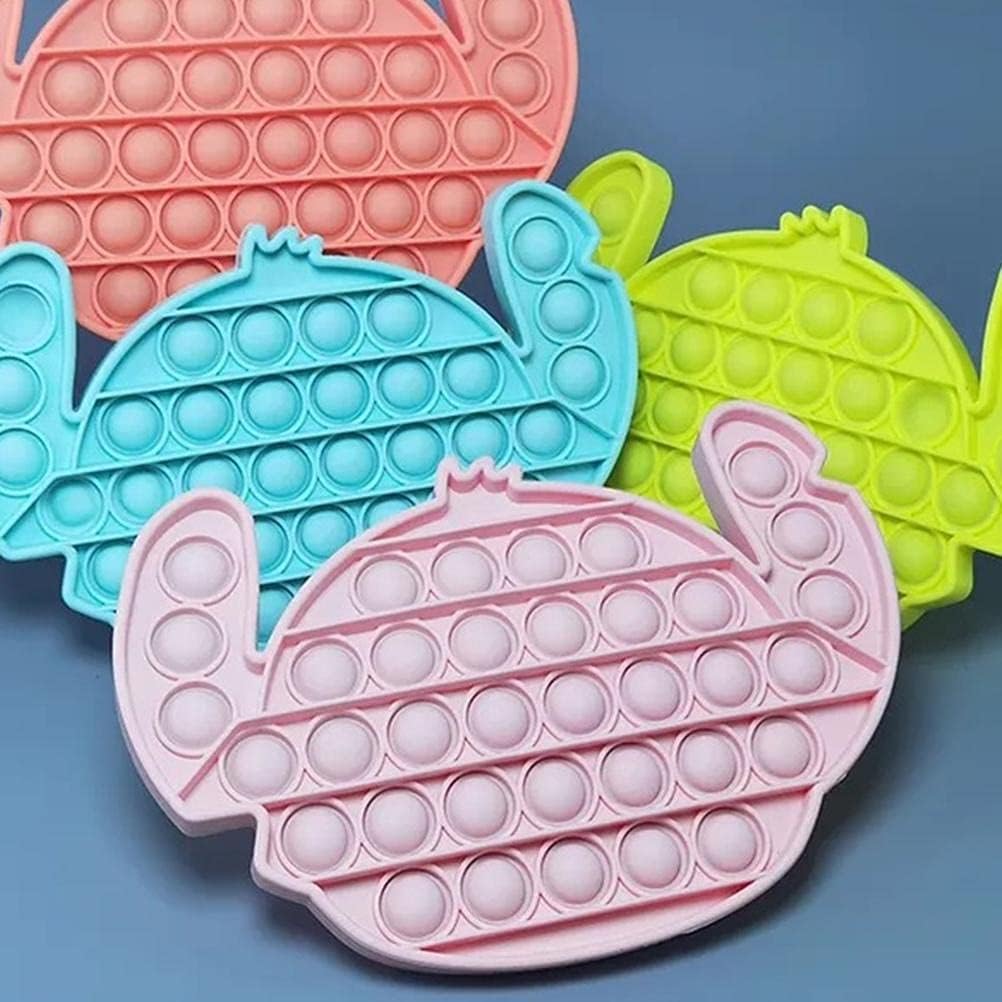 YAQIAN Poppet Fidget Toy, Push Pop Bubble Sensory Fidget Toy Extrusion ...