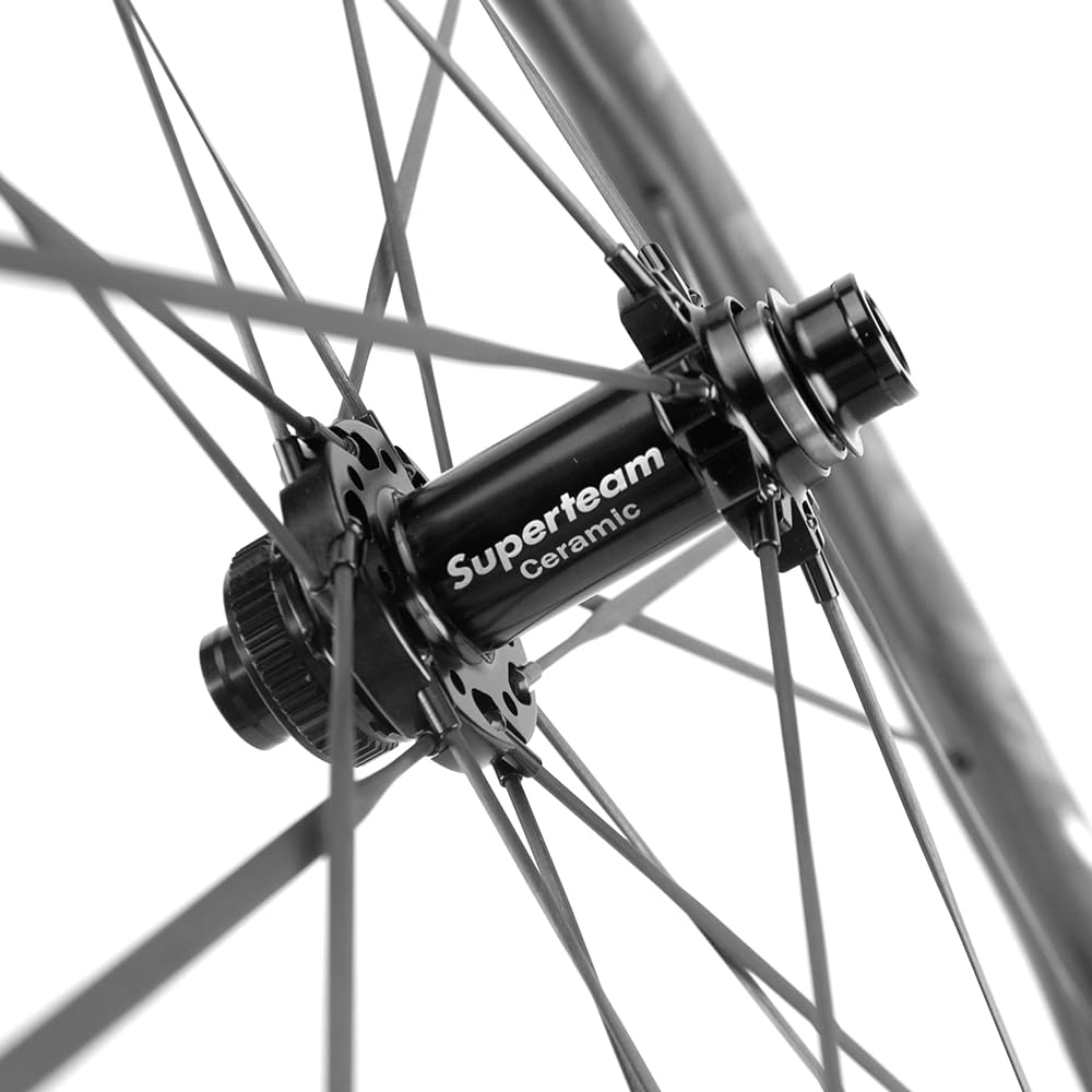 Carbon Road Bike Wheelset SUPERTEAM Classic PRO Light D28-50 Carbon ...