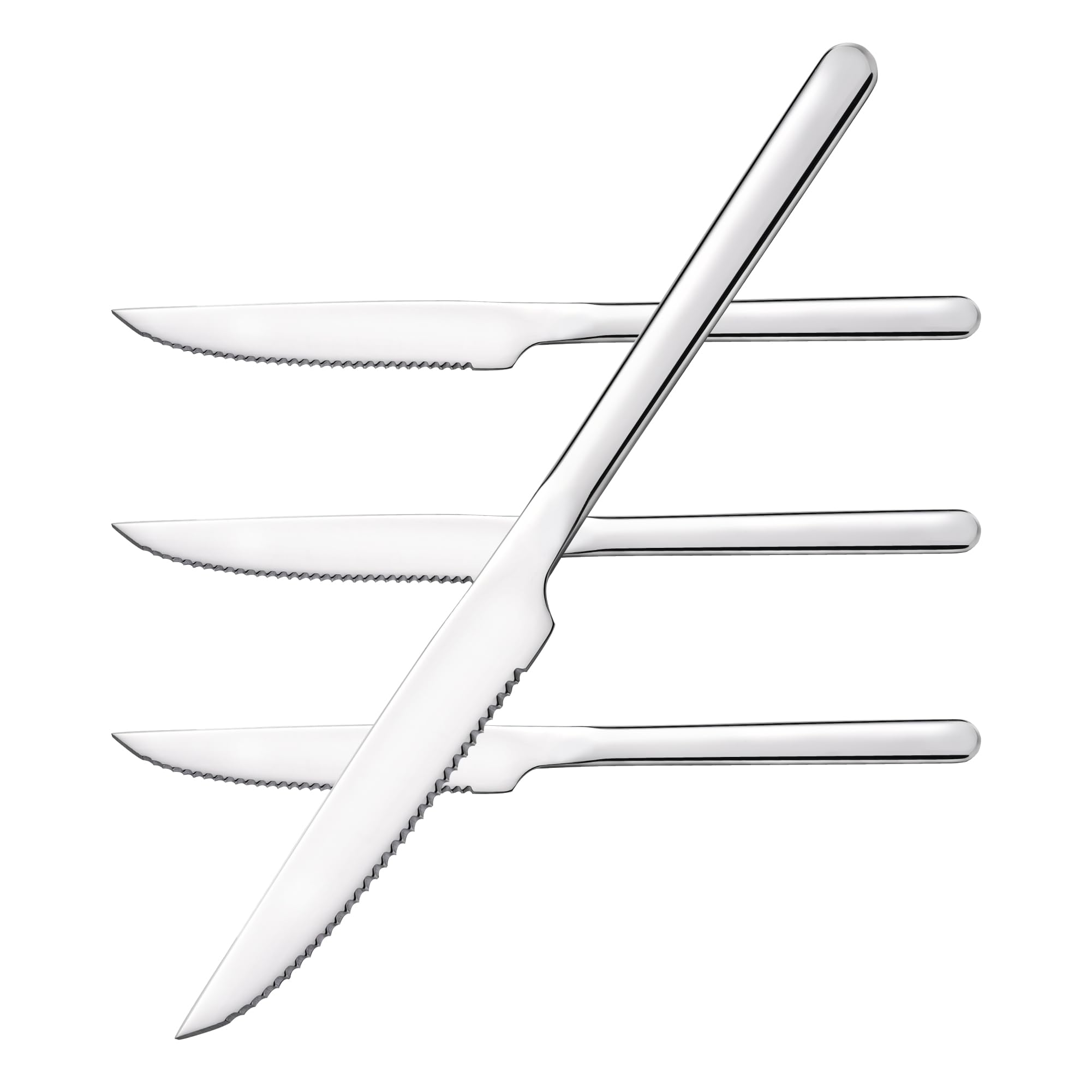 Snapklik.com : KINGSTONE Sharp Steak Knives, German Stainless Steel ...
