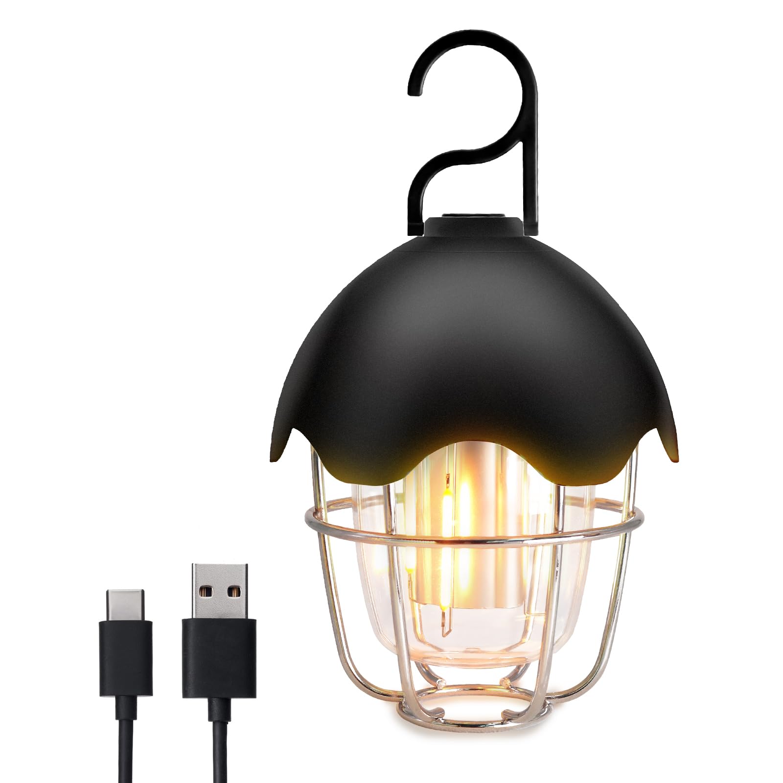 MIEFL Rechargeable Camping Lights, Stepless Dimmable LED Camping ...