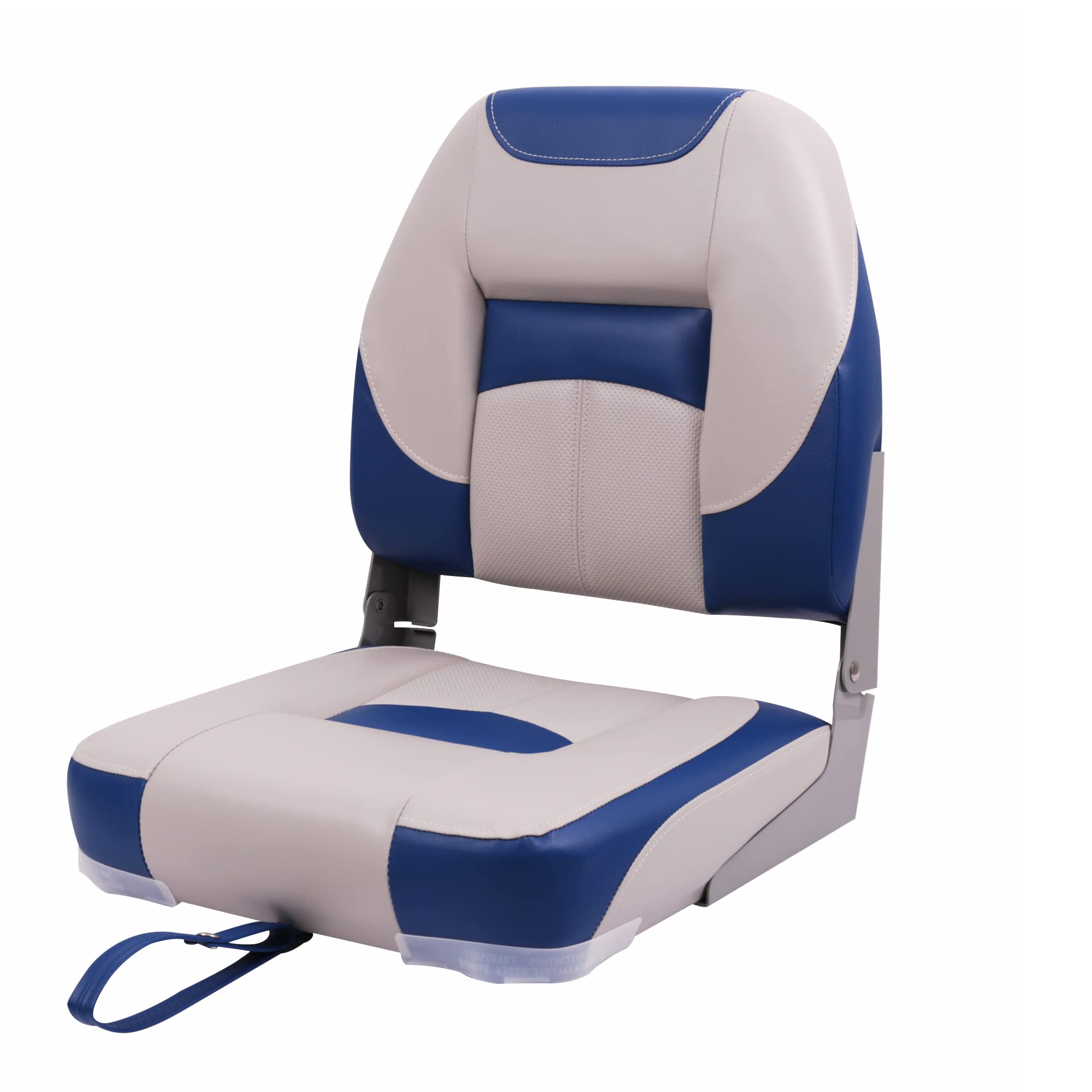 Amazon.com : Deckpro Deluxe Low Back Boat Seat, Fold-Down Fishing Boat ...