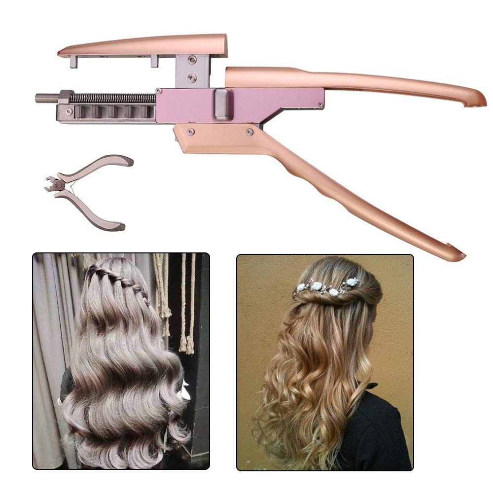 Universal 6D Hair Extension Connector Machine, No-Trace Quick Kit Easy ...