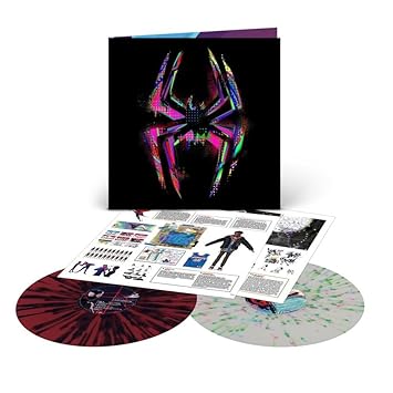 Amazon.com: Man Across The Spider-Verse OST Exclusive Limited Double ...