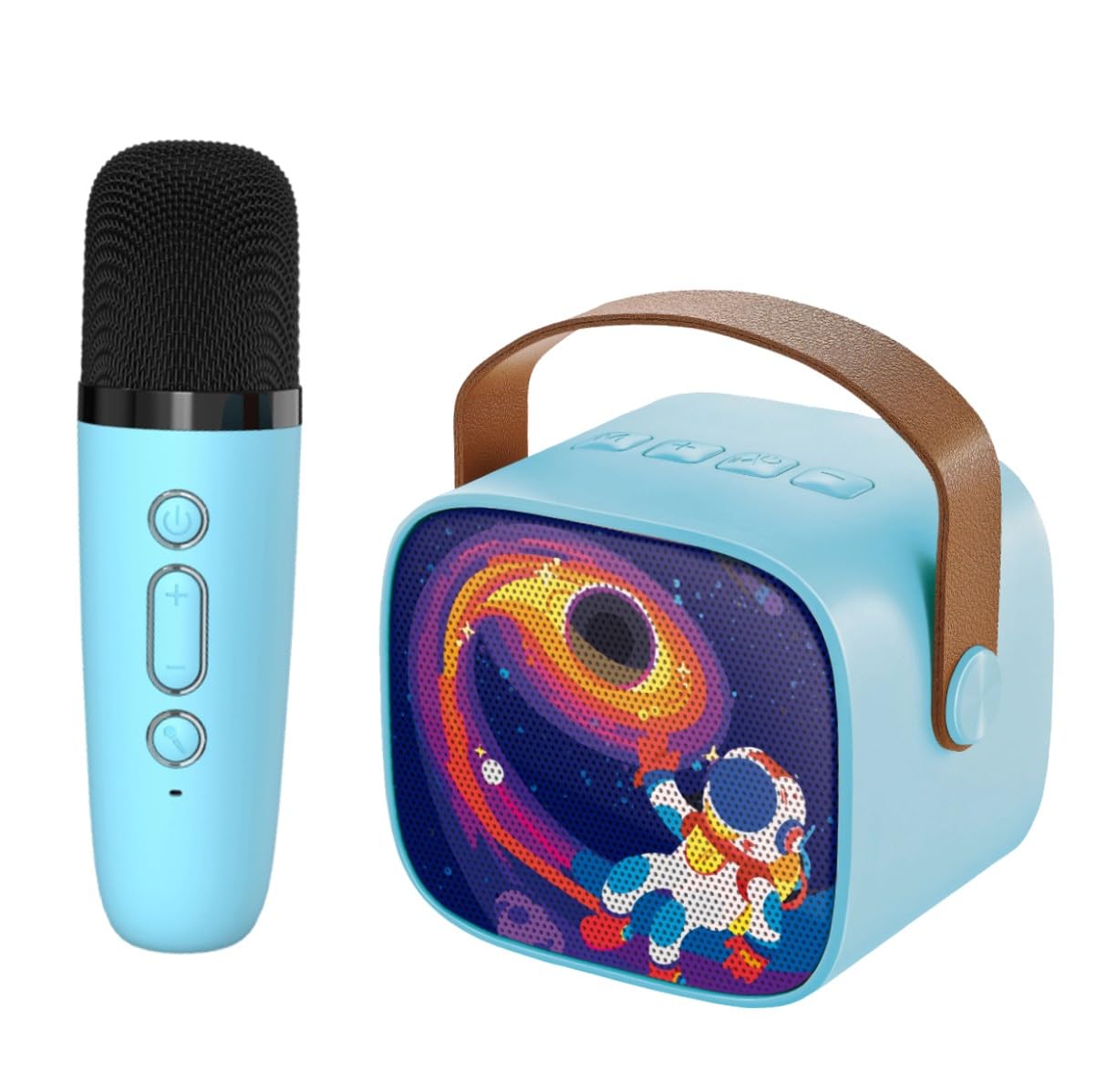 TLISMI Fancy Cartoon Theme Small Karaoke Speaker Kit Portable Karaoke ...
