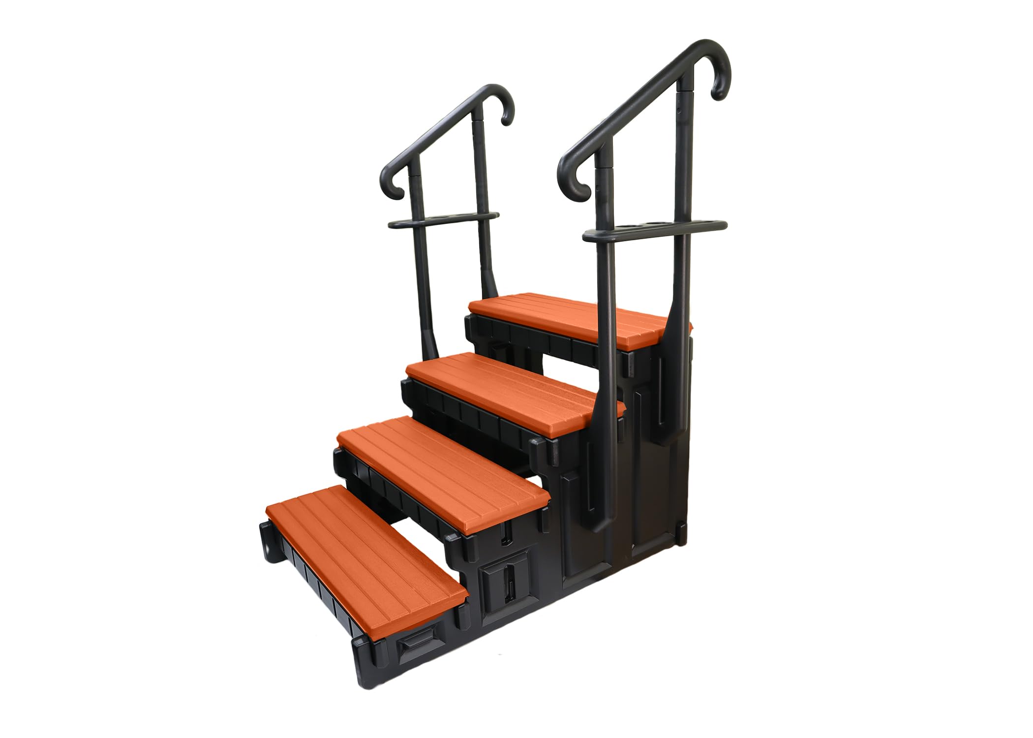 Amazon.com: Confer Plastics 4 Step Signature Spa Steps (Redwood ...