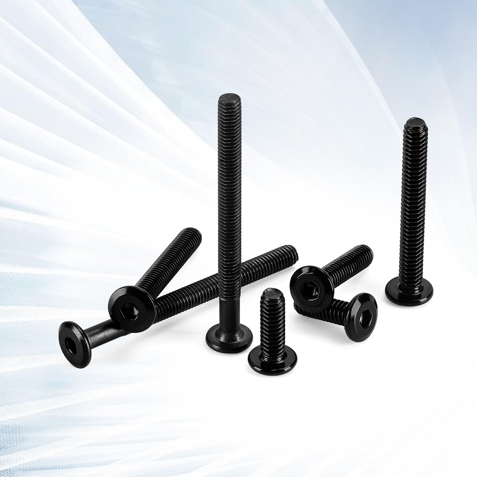 Snapklik.com : Bykonh M6 X 12mm Flat Head Socket Head Screws ...