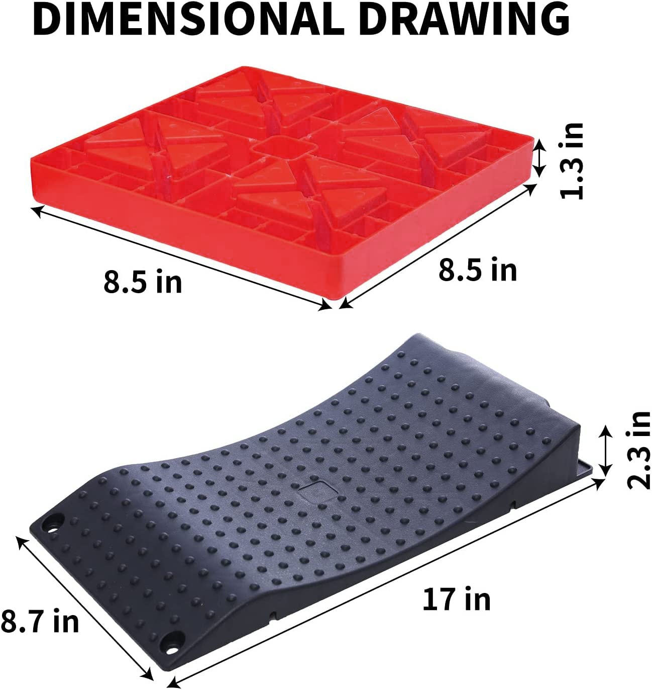 Snapklik.com : Homeon Wheels RV Leveling Blocks, One Top Tire Wheel ...