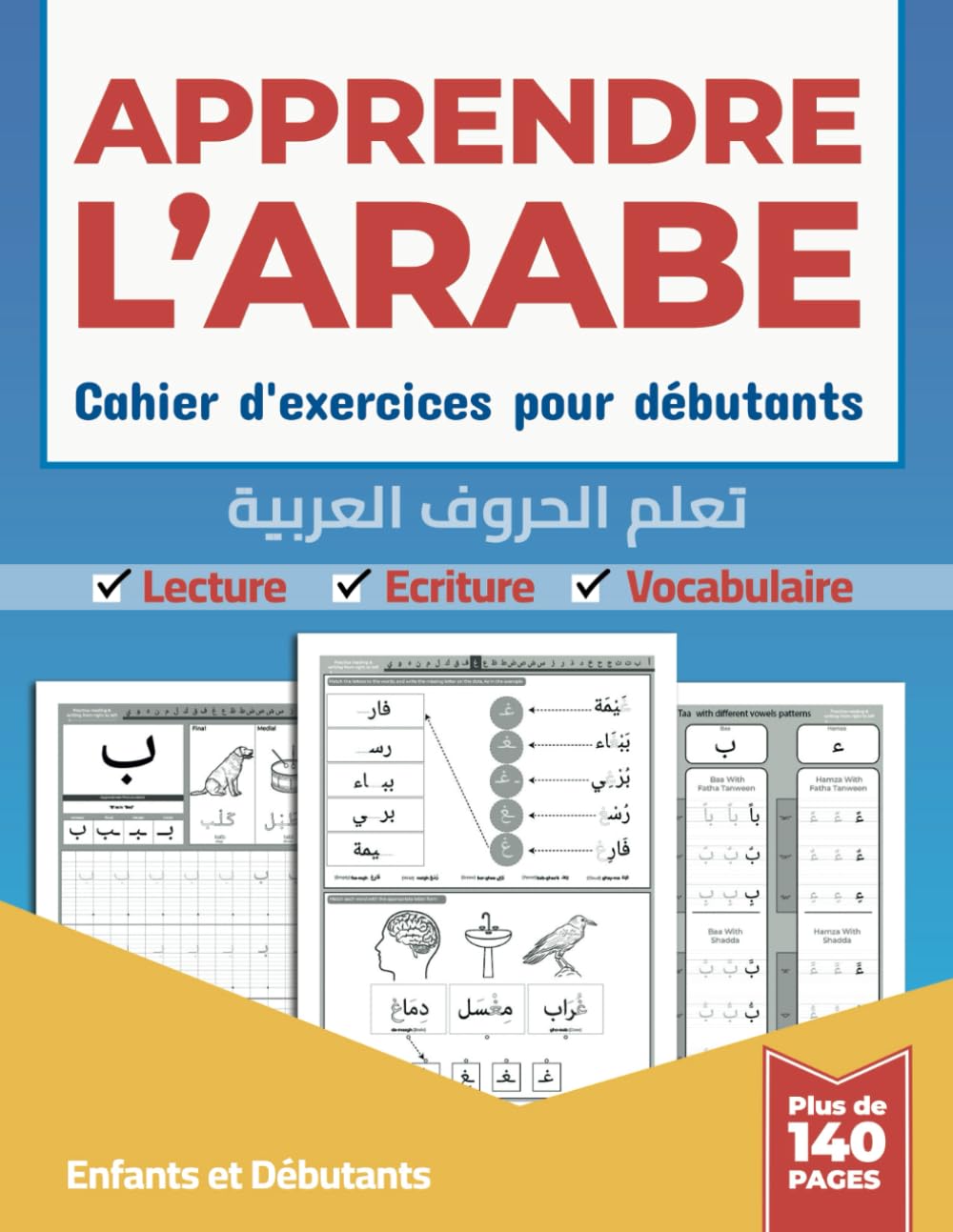 Amazon.fr - Apprendre L'arabe - Cahier d'exercices pour débutants: Un livre d'écriture de l ...