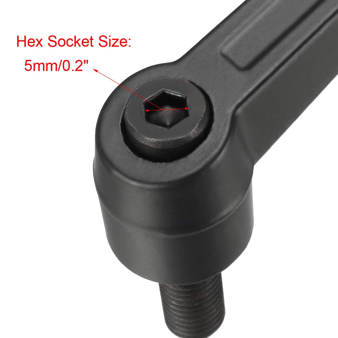 Snapklik.com : Uxcell M10 X 20mm Handle Adjustable Clamping Lever ...