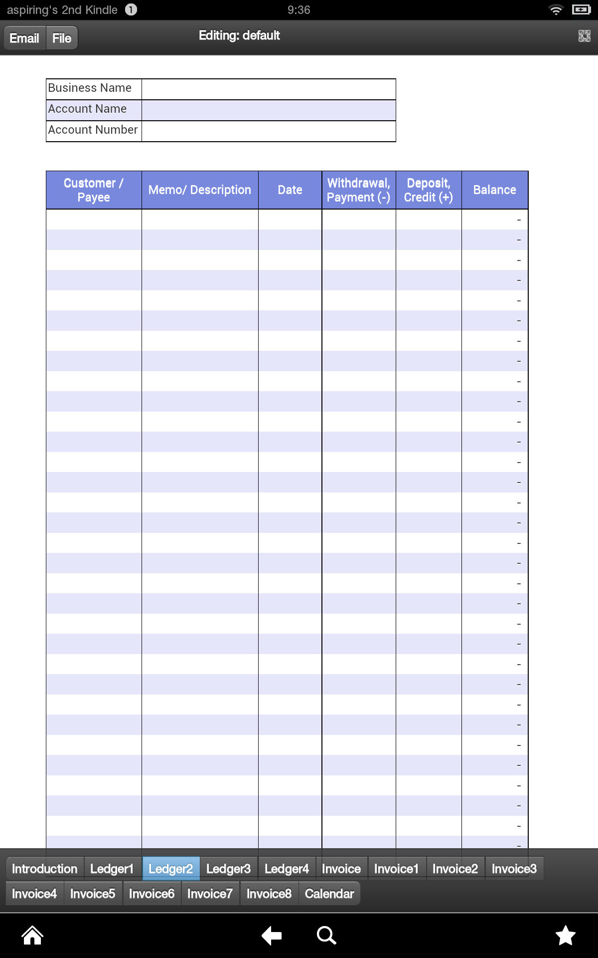 Invoice and Ledger - App on Amazon Appstore