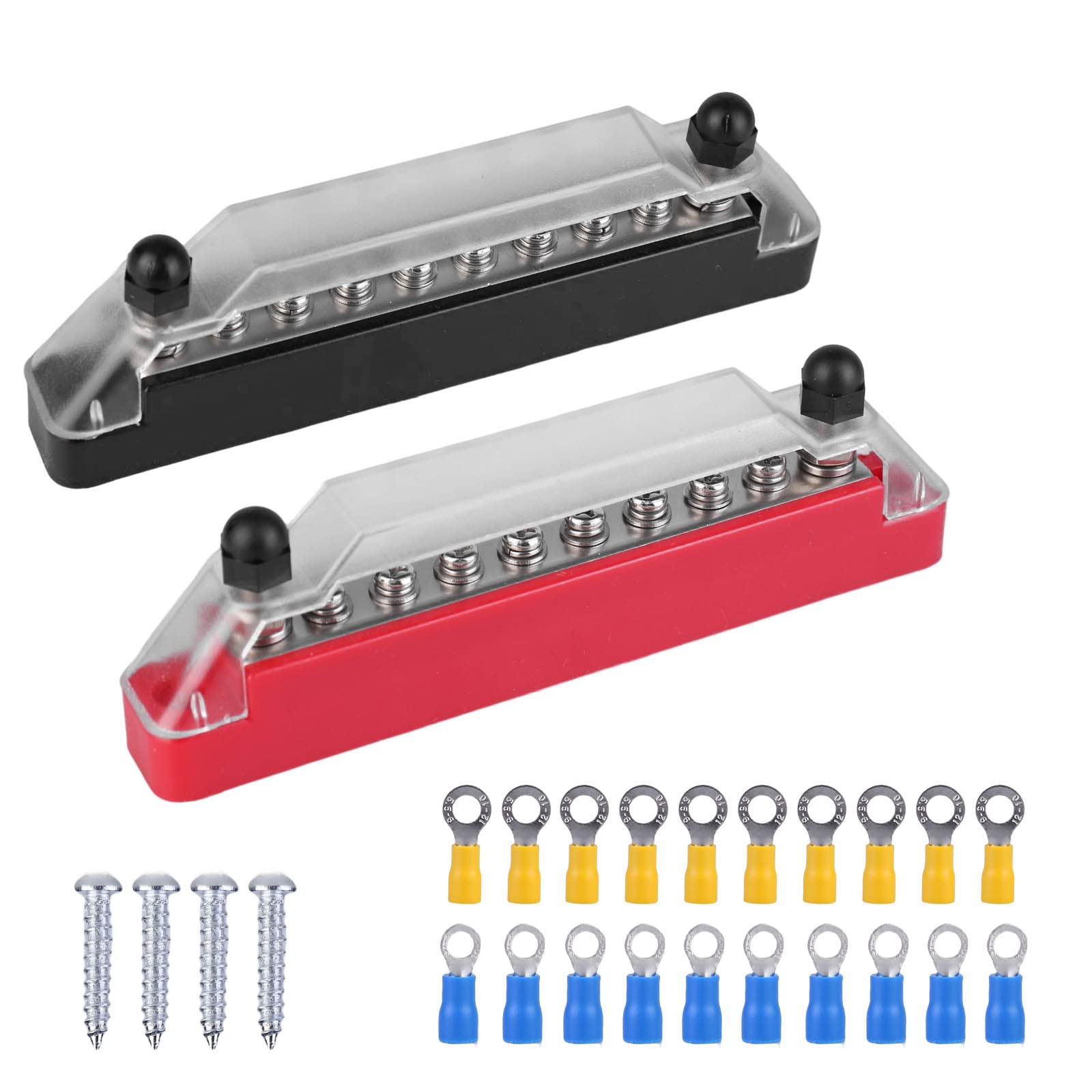 Amazon.com: Bus Bar, Power Distribution Terminal Block with M6 Terminal ...
