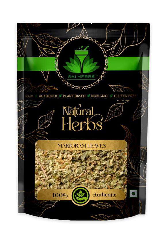 SAI HERBS MARJORAM RAW LEAVES (TEA CUT FORMAT) - MARVA RAW LEAVES ...